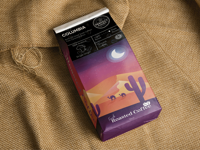 Modern Coffee packaging Design by Aran Fononi on Dribbble