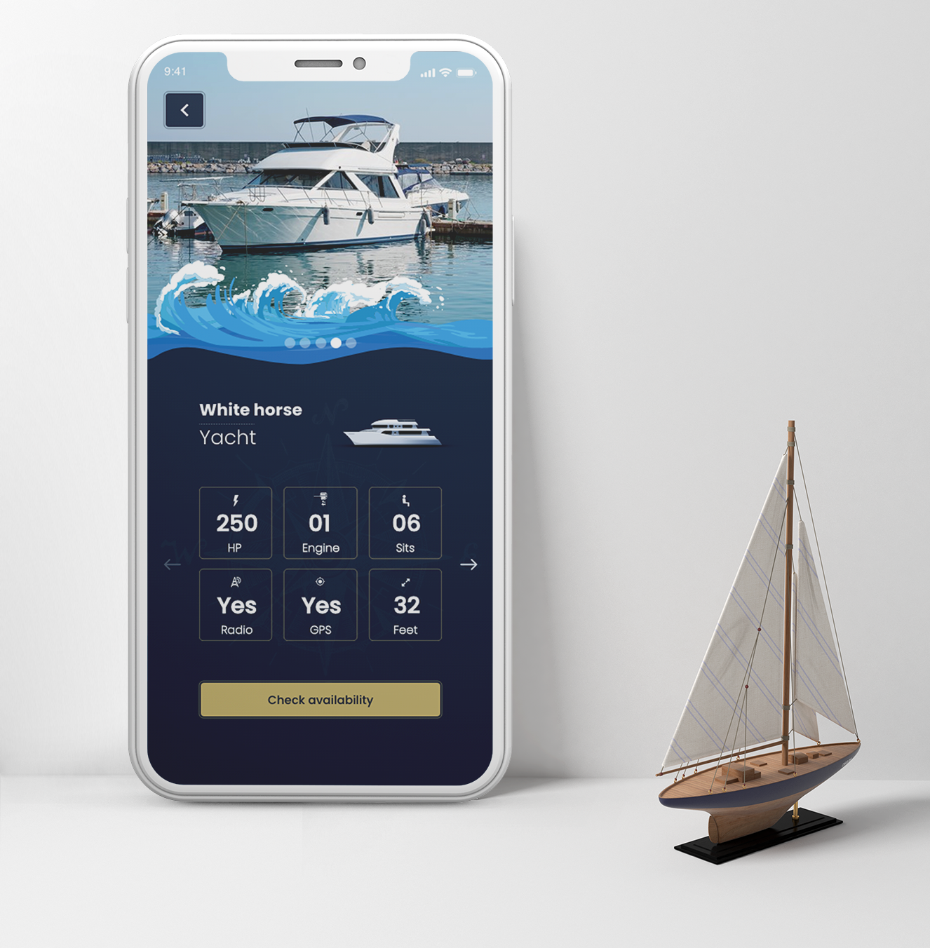 Boat Rental App by Claude ATOUBA on Dribbble