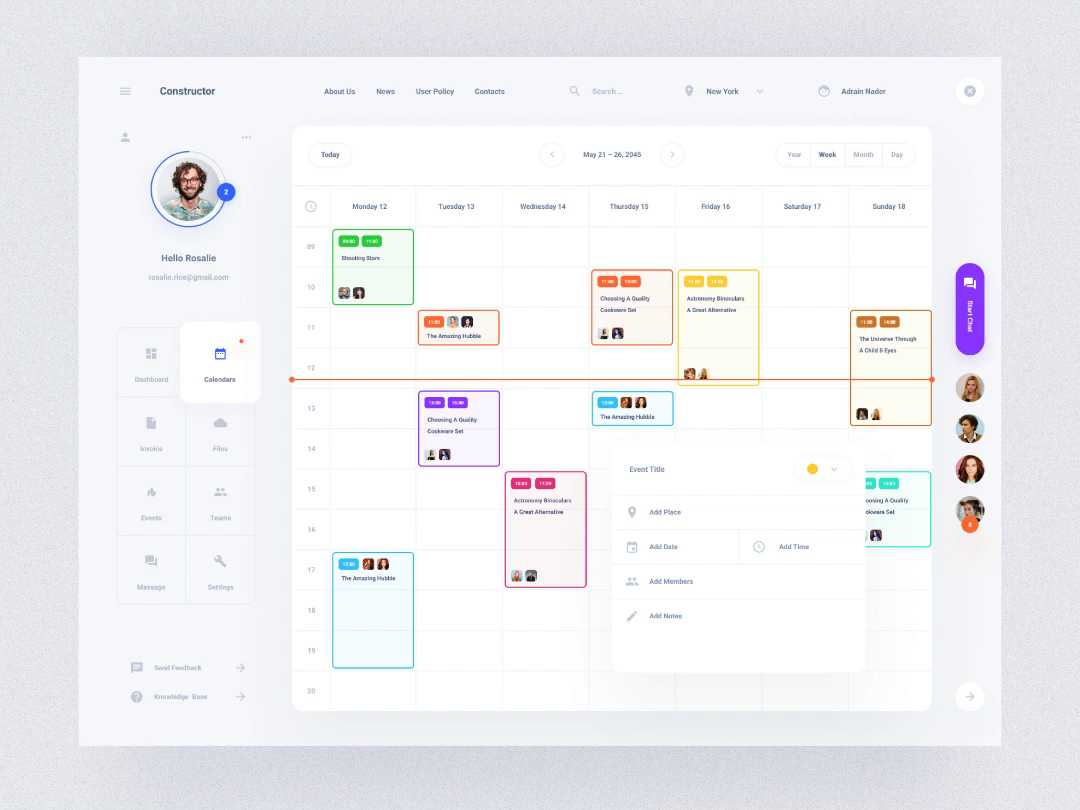 Task Timeline | Dashboard Ui Design | Ui Clutch By Visionic Agency On 