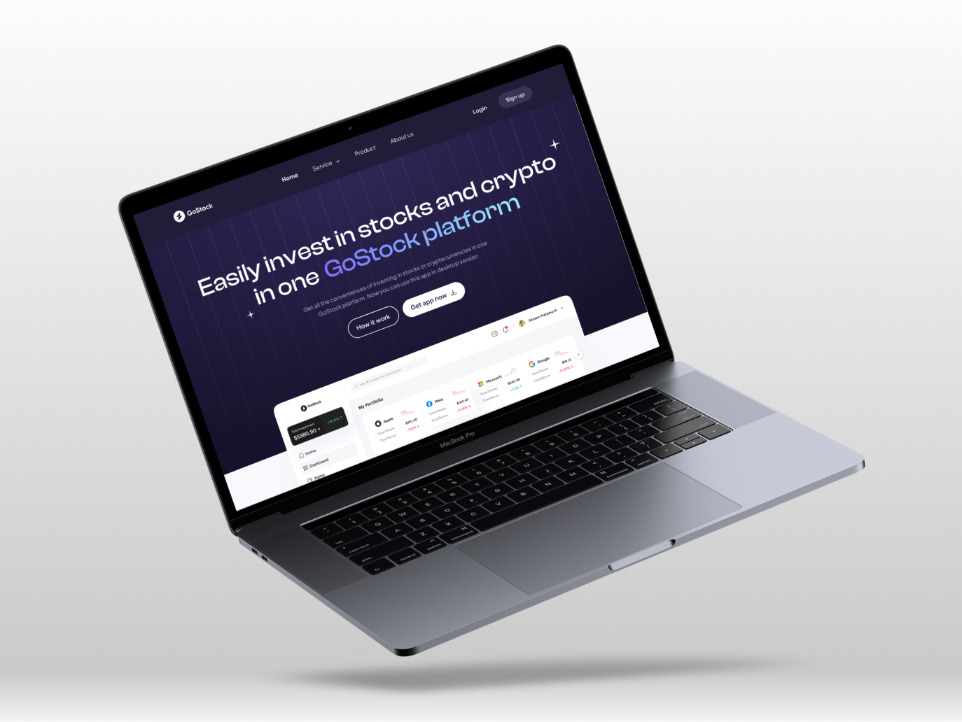 GoStock ~ Stock Market Website Design 📊 by Rafi Rohmat for Odama on ...