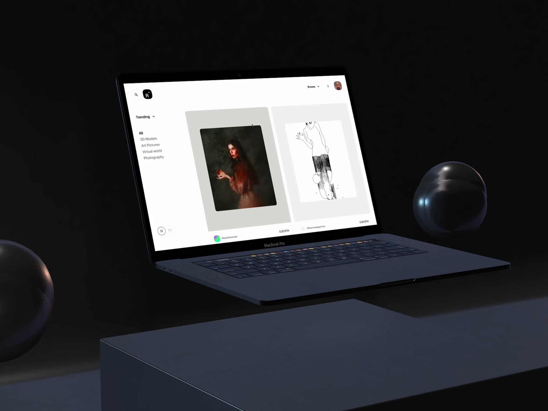 Web 3 0 Nft Platform By Bogdancollins For Webhub On Dribbble