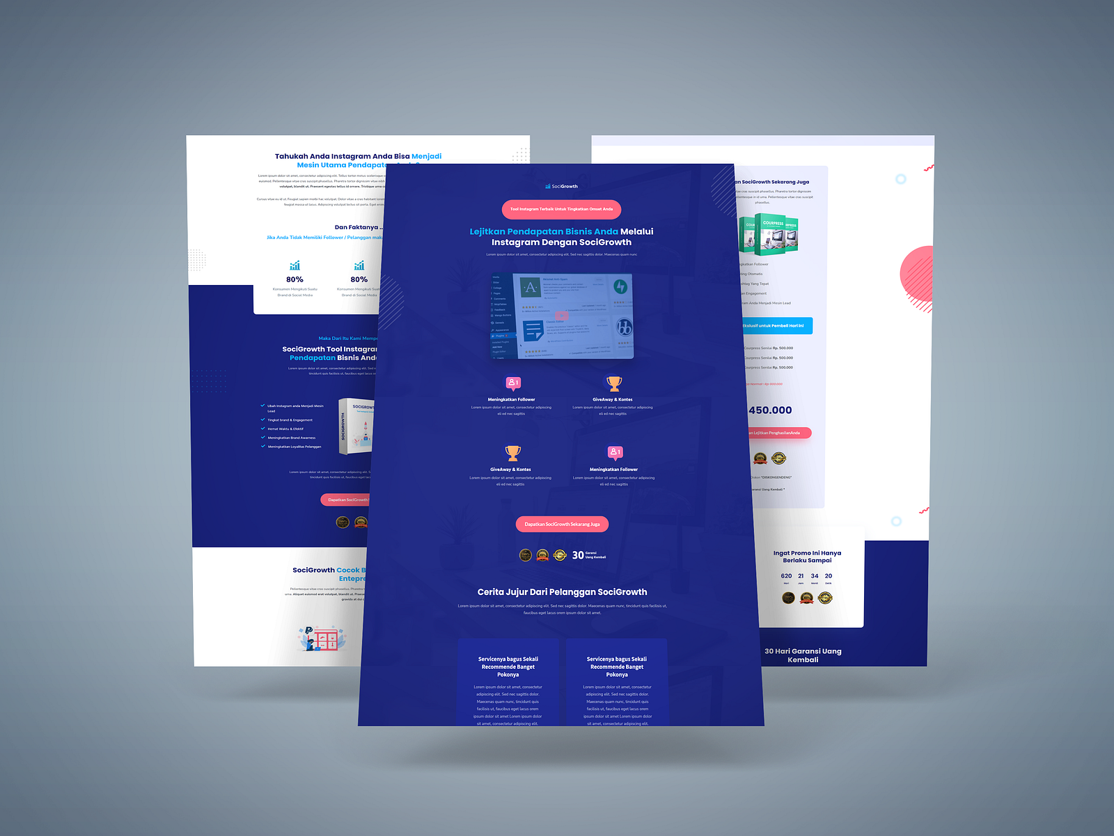 Software Sales Page by Muhamad Riza on Dribbble