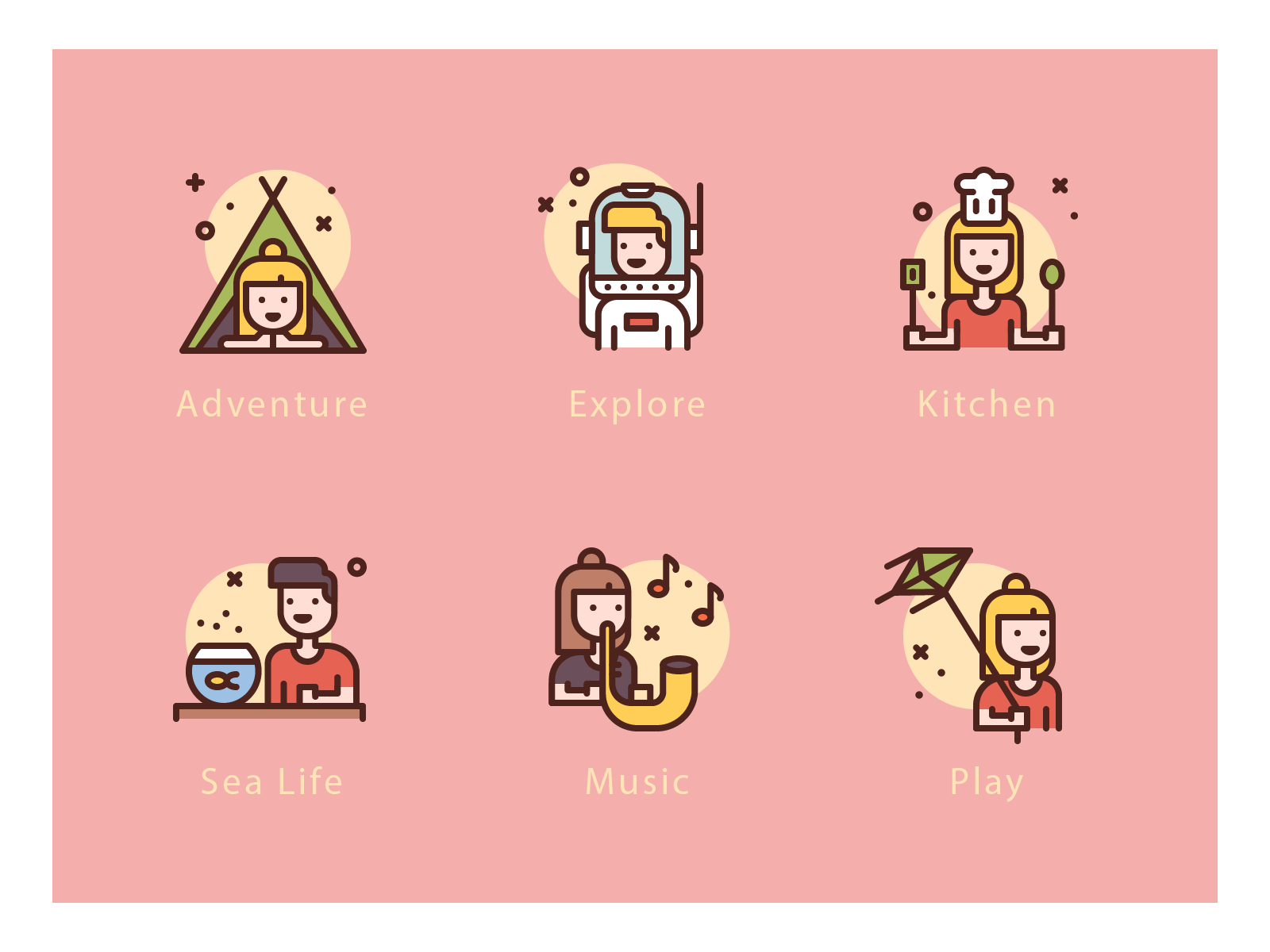 Hobby for Kids by Darius Dan on Dribbble