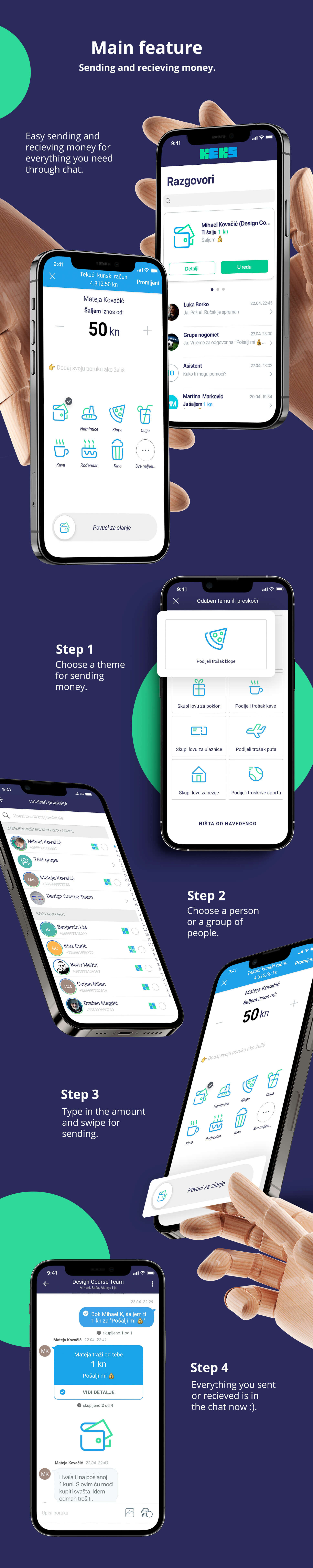 KEKS Pay App - Erste Bank by Mihael.net on Dribbble