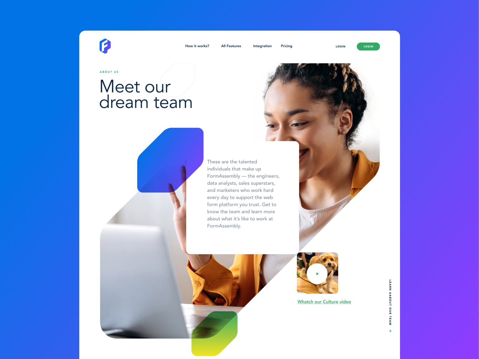 Landing pages for a tech startup by Julien Renvoye for Voila on Dribbble