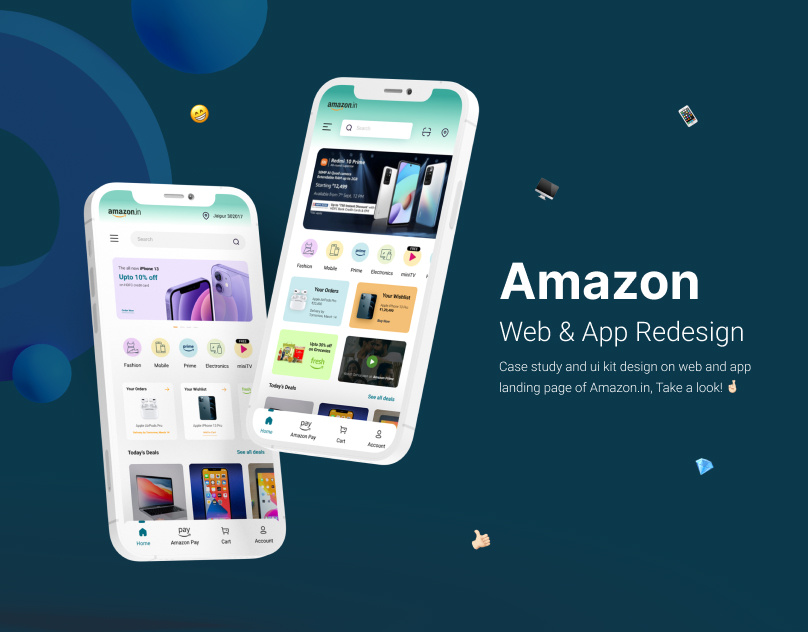 Amazon App Redesign by Shiva Chauhan on Dribbble