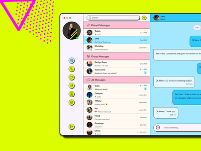 Direct Messaging by Vaishnavi Jegadeesan on Dribbble