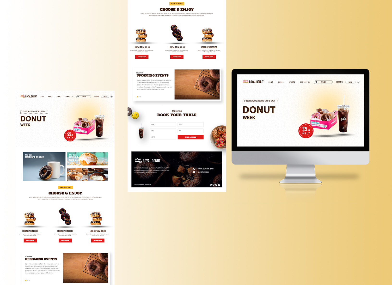 Food Web UI/UX Design by Wajid on Dribbble