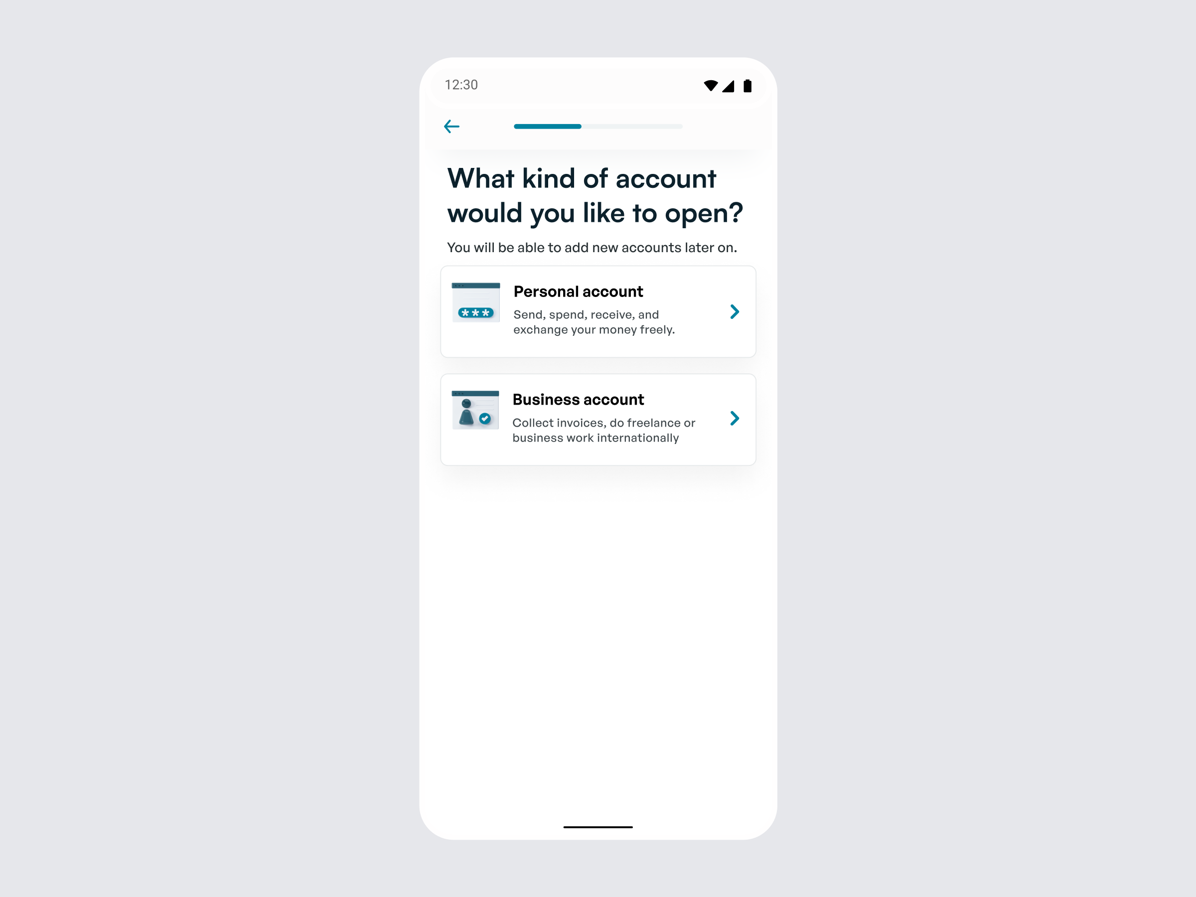 Account setup - Smartbank (Android) by UI Adrian (Adrian Kuleszo) on ...
