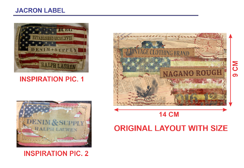 Woven Jacron Label by Md Abdullah Al Maruf on Dribbble