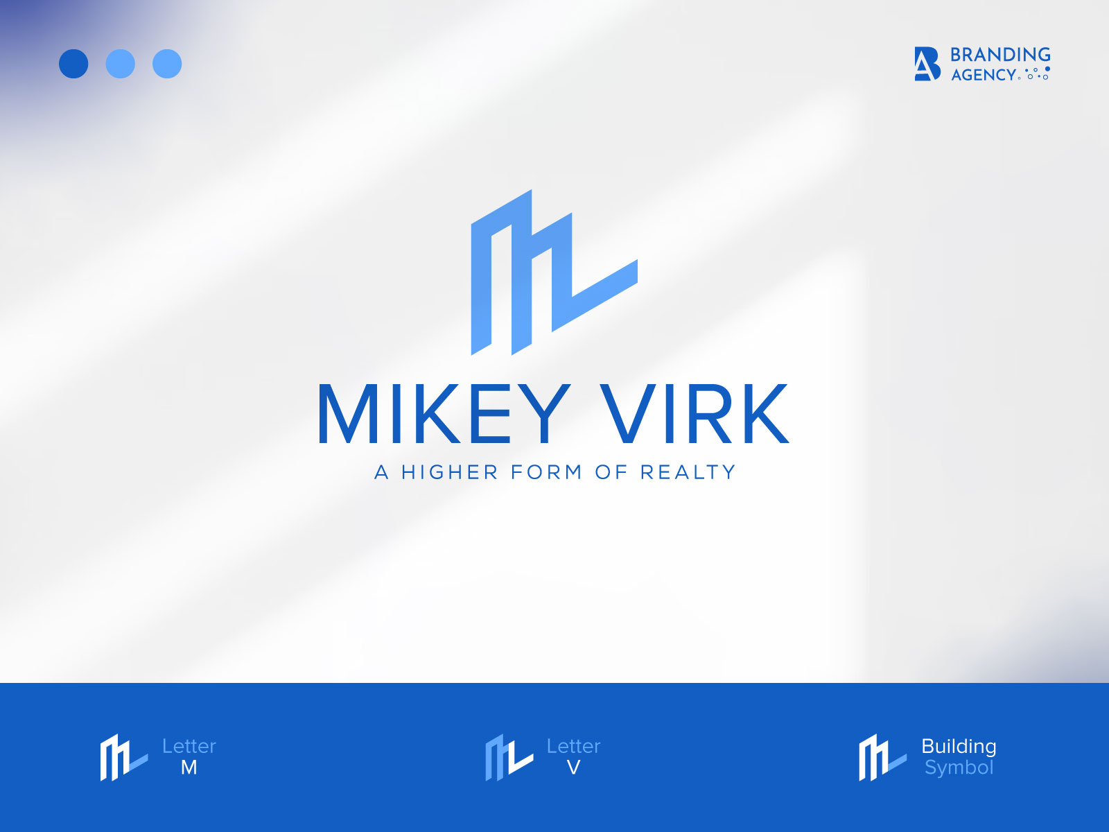 Real Estate Logo Concept for Mikey Virk by BRANDING AGENCY on Dribbble