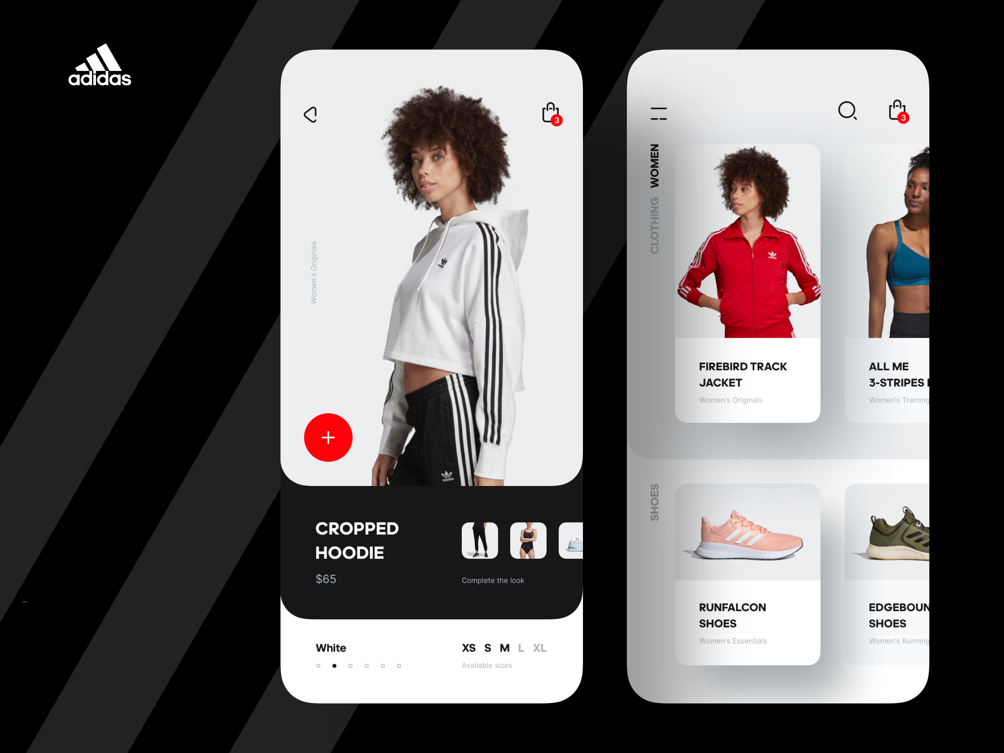 Adidas iPhone App by ALEX.D on Dribbble