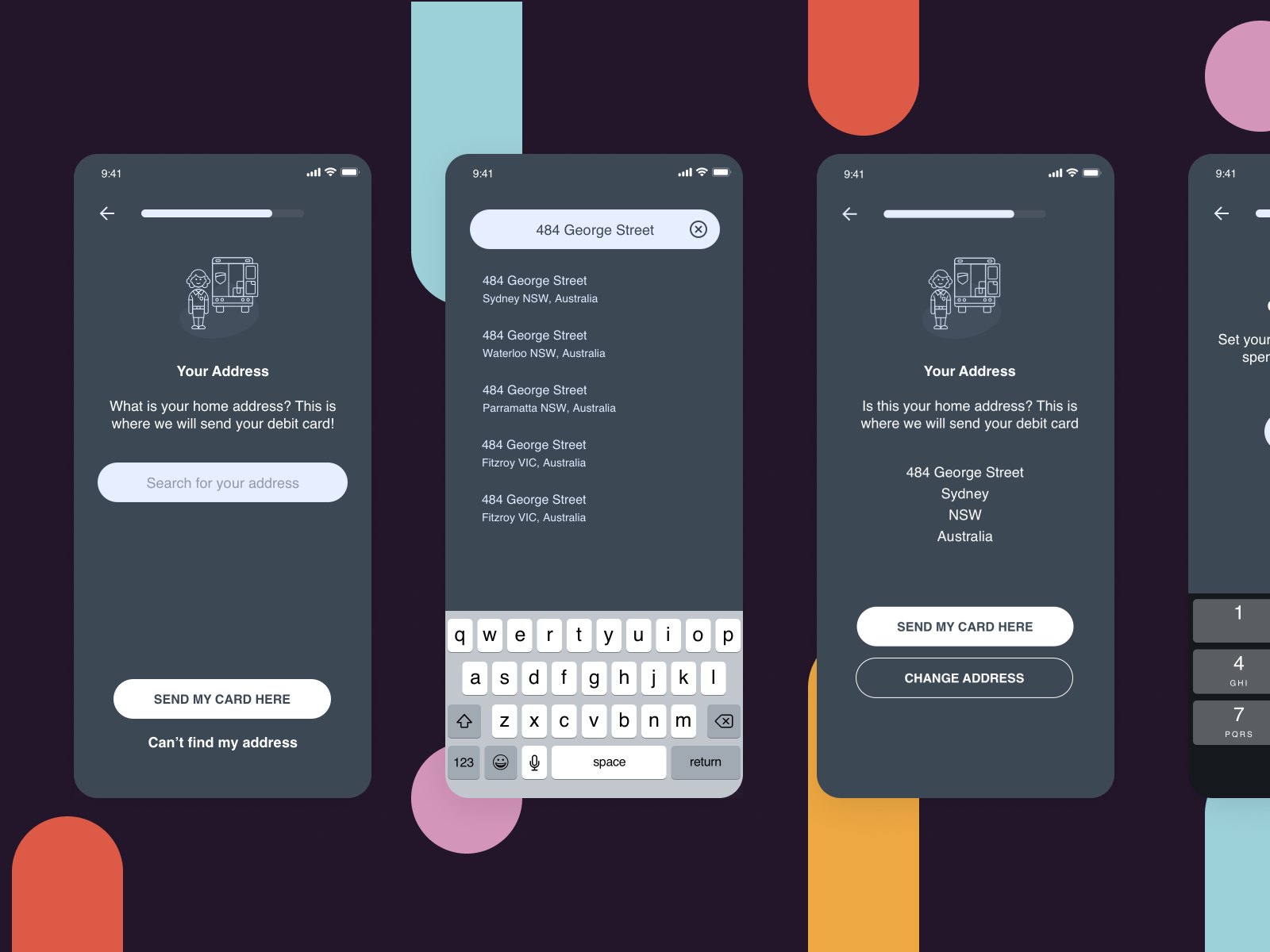 Mobile Banking - Onboarding Wireframes by Russell Kerr for Whitespace ...