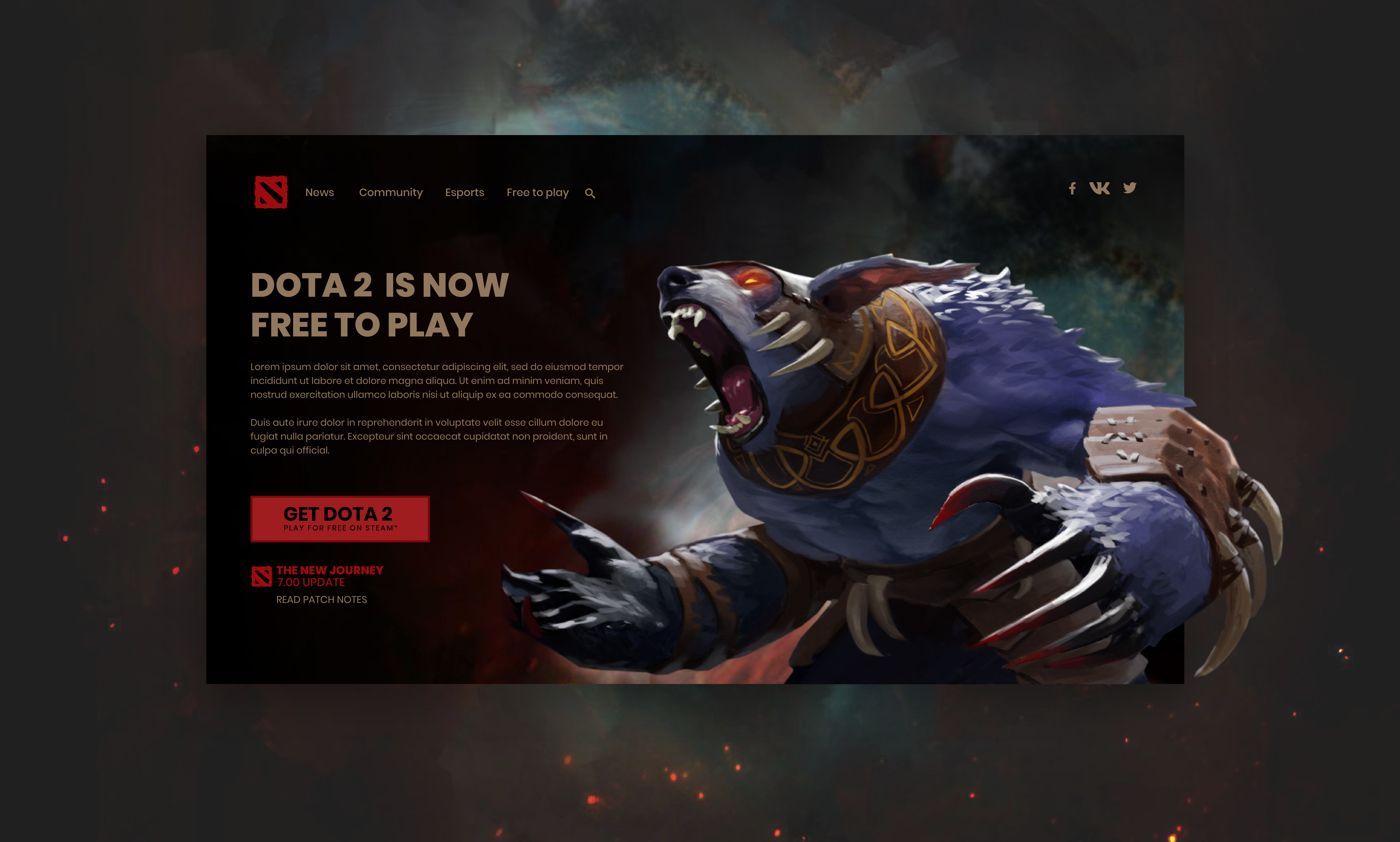 Dota 2 concept design by fantasticsiur on Dribbble