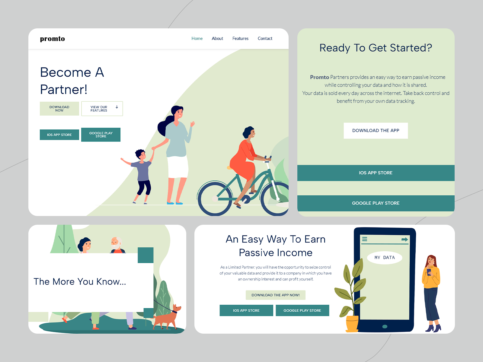 Passive Income Partner Platform by Defecto on Dribbble