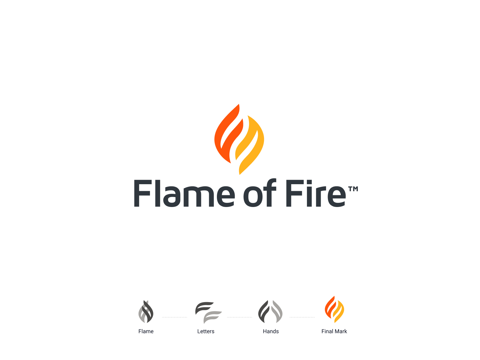 Flame of Fire Brand by David Kovalev for Unfold on Dribbble