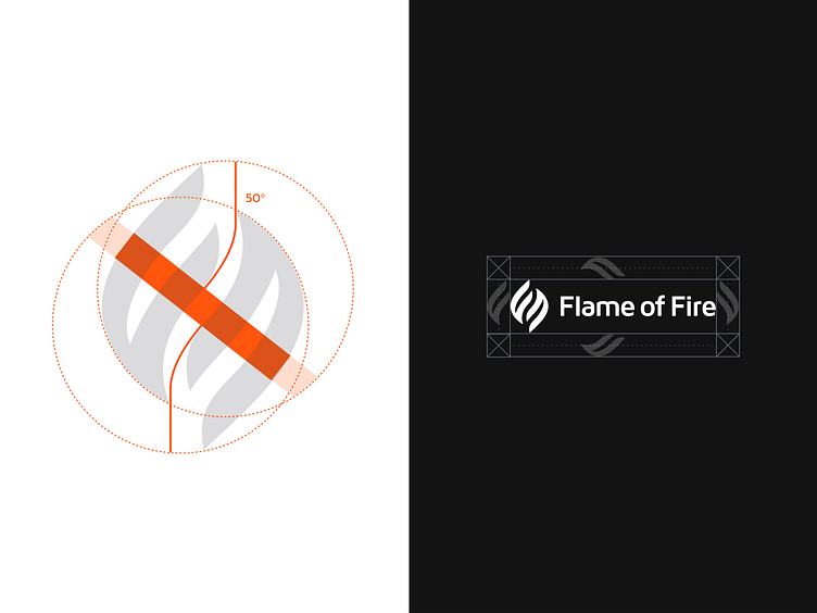 Flame of Fire Brand by David Kovalev for Unfold on Dribbble