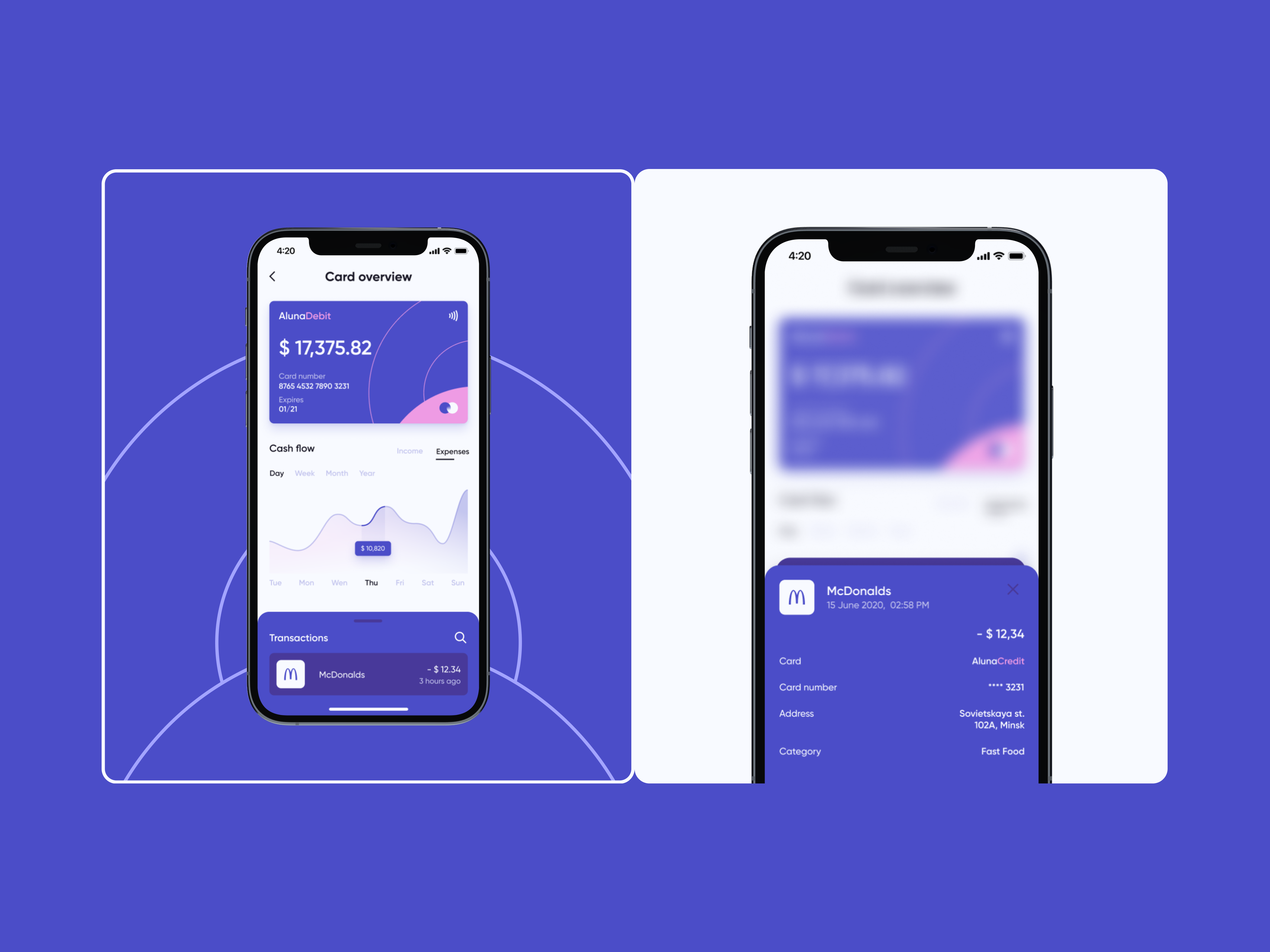 AstroBank Mobile App — Card Overview by Dzmitry Shorakh on Dribbble