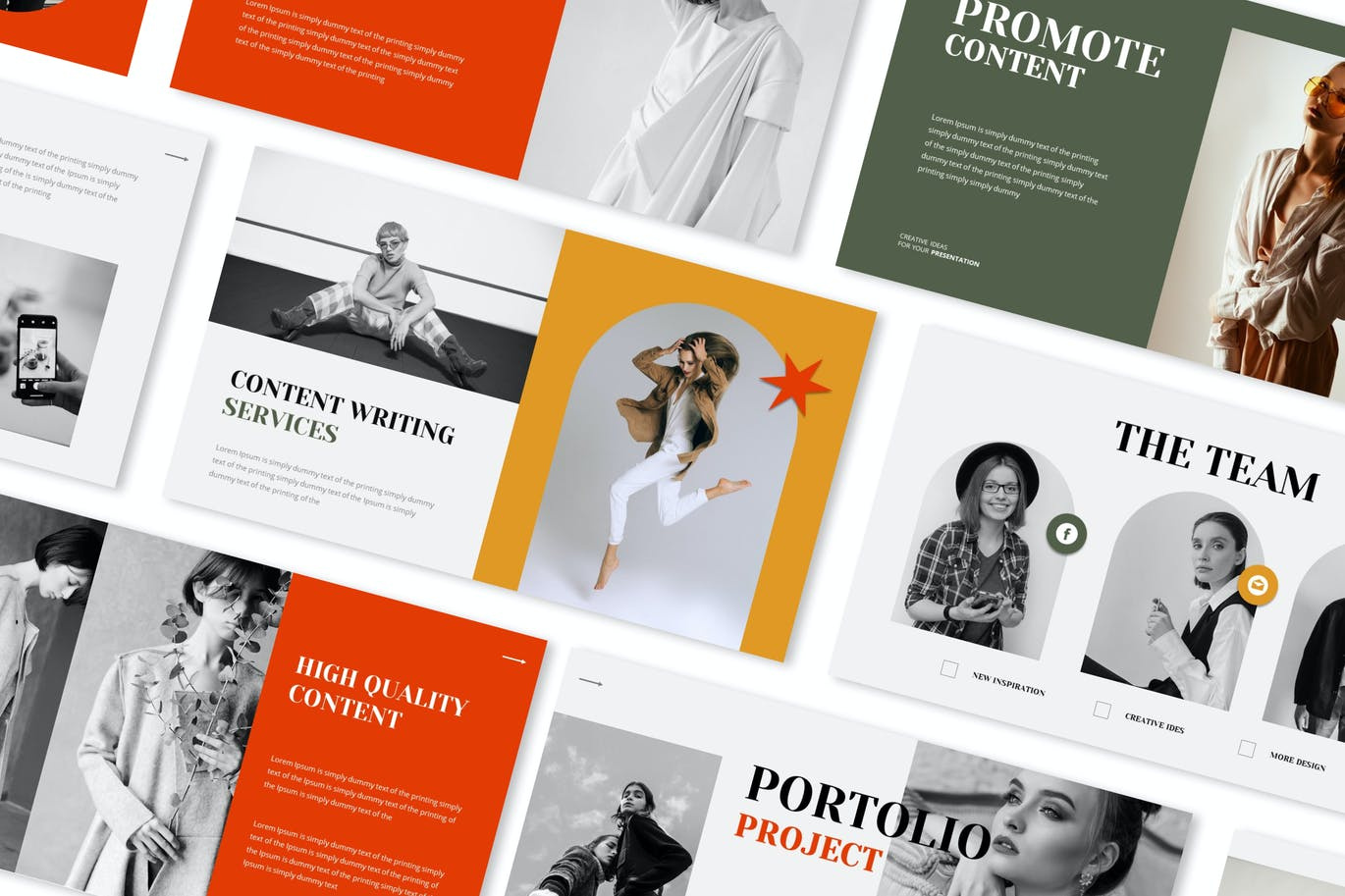 Free Content Creator Multipurpose Template by Klit Vogli on Dribbble