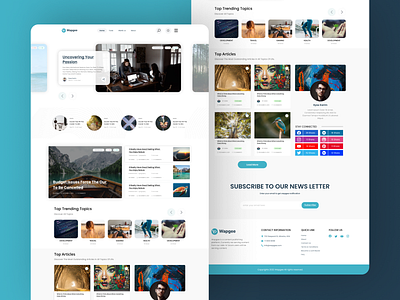 Modern Blog designs, themes, templates and downloadable graphic ...