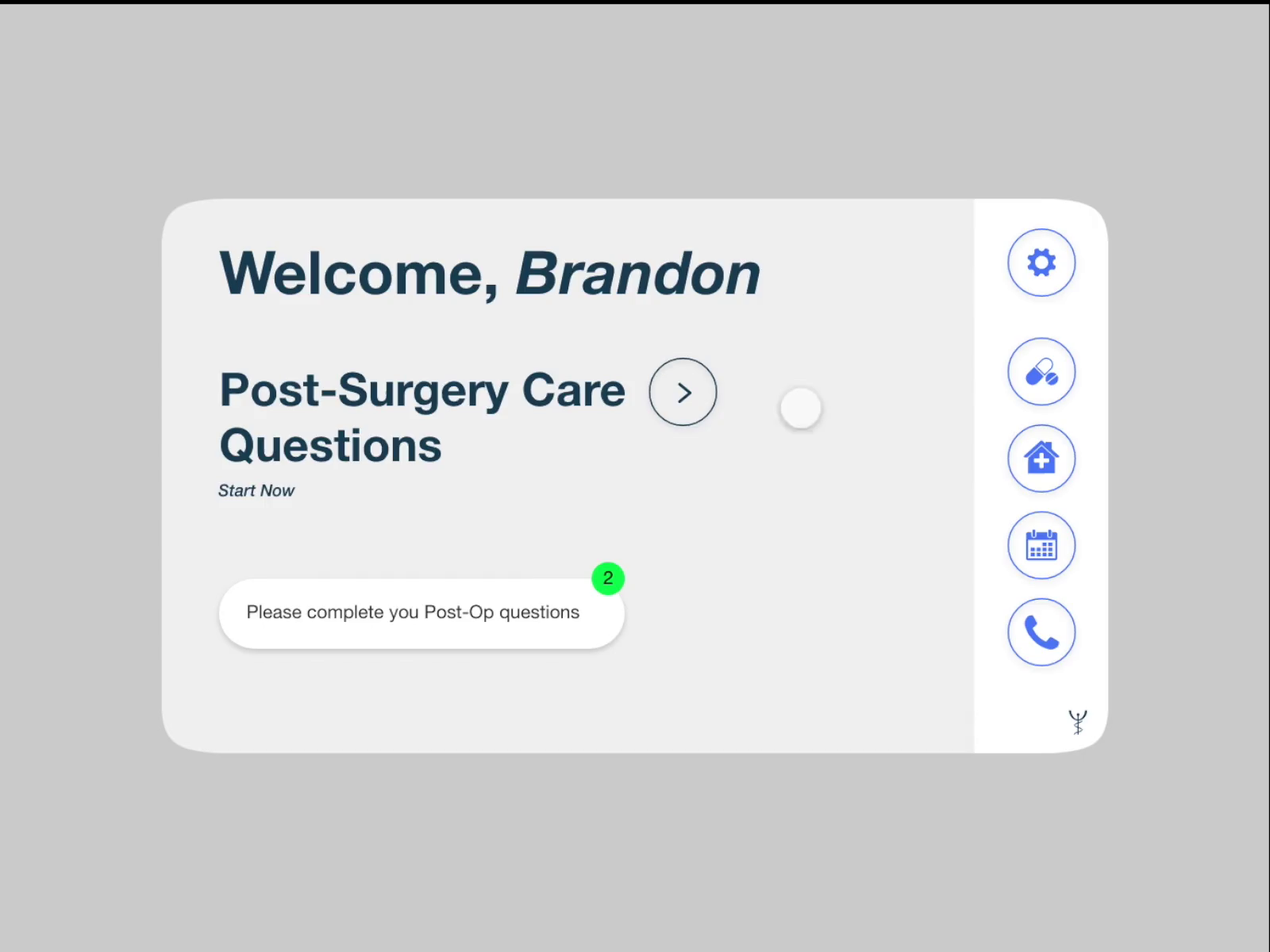 Post-Op Care Application by Brandon Marshall on Dribbble