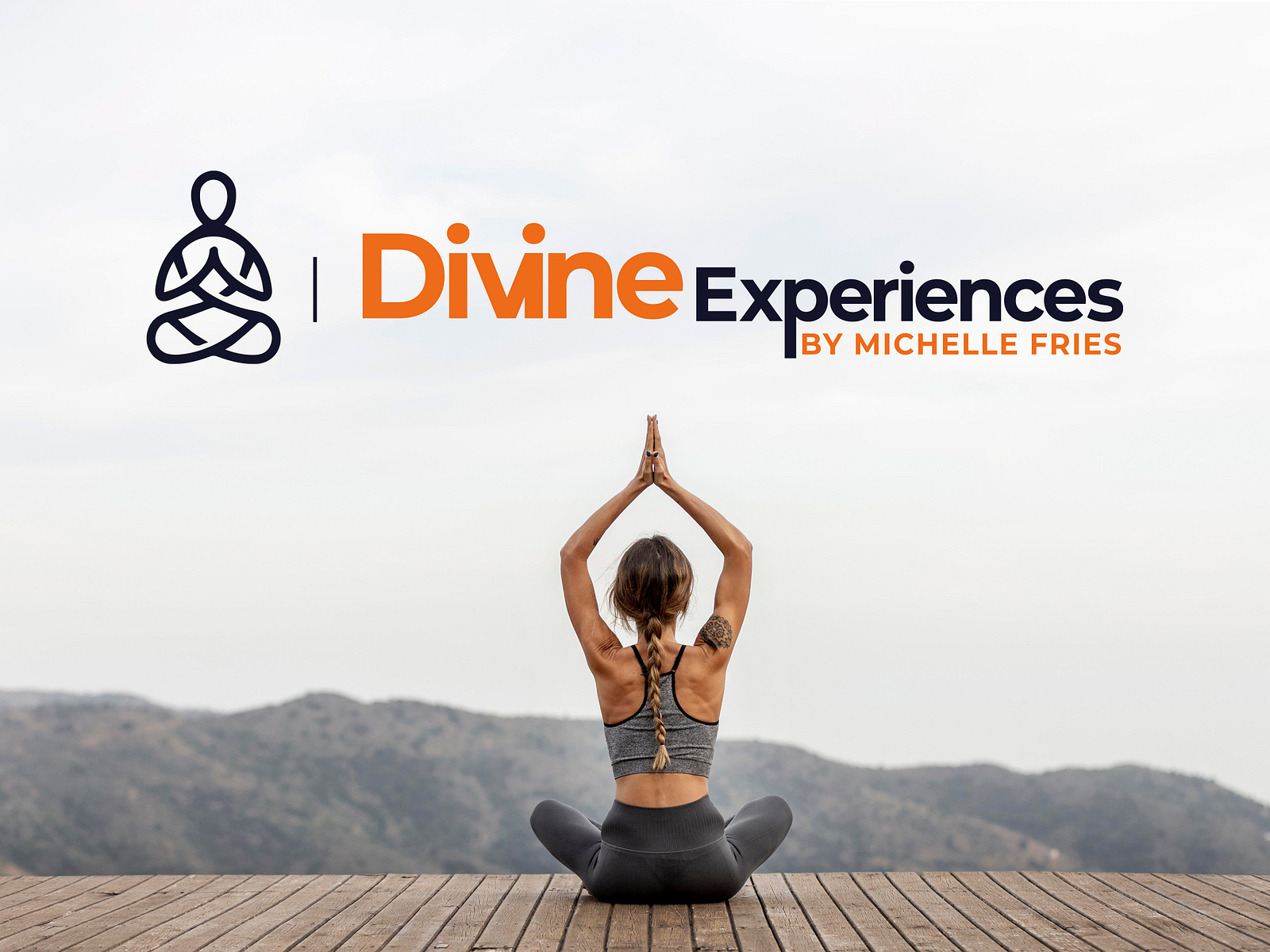 Divine Experiences Yoga Logo by Ciesto Solutions on Dribbble