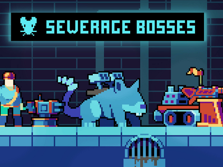 Sewerage Character Bosses Pixel Art by 2D Game Assets on Dribbble