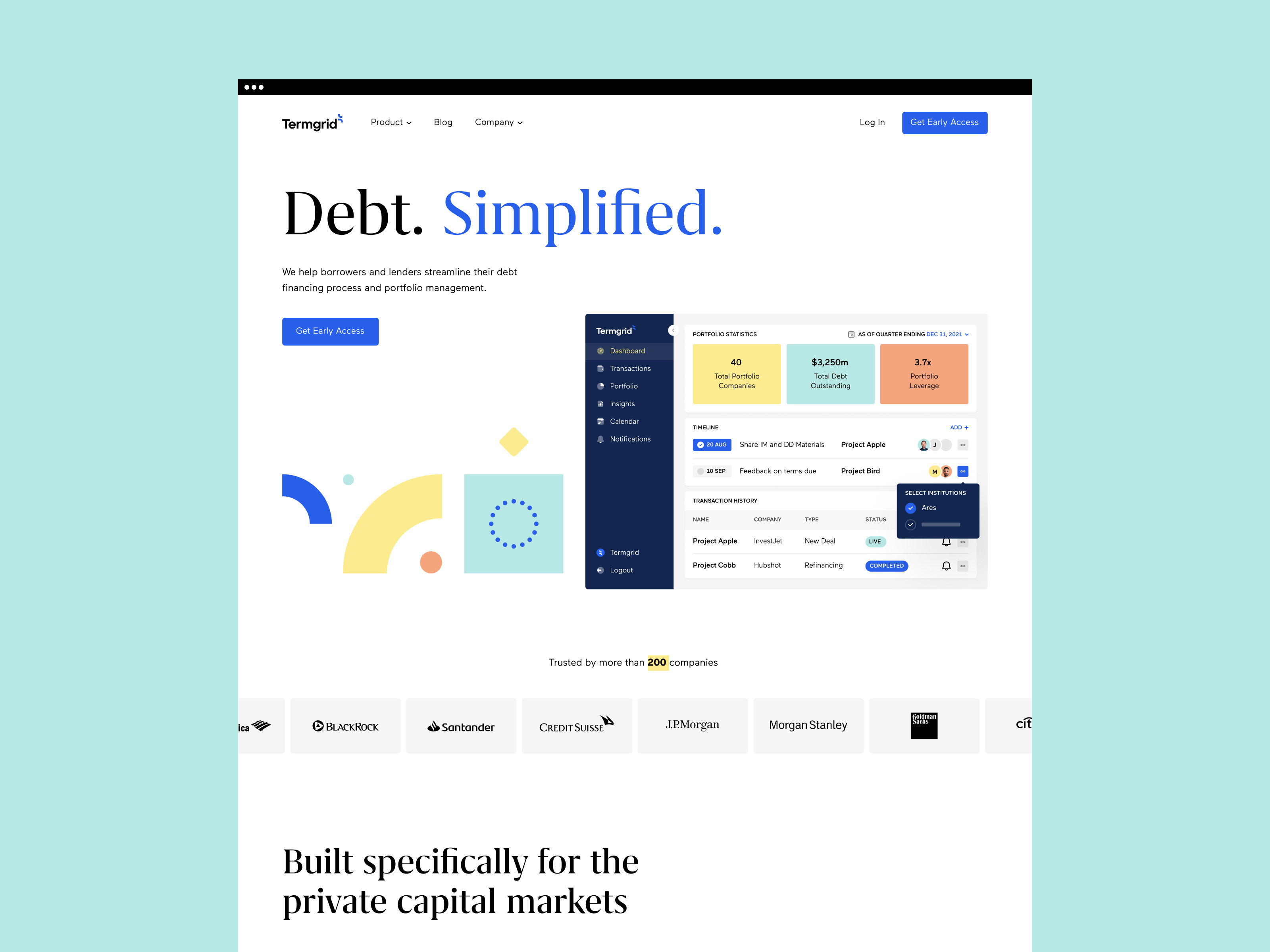 Termgrid - Homepage by Max Panchyk for Balkan Brothers on Dribbble