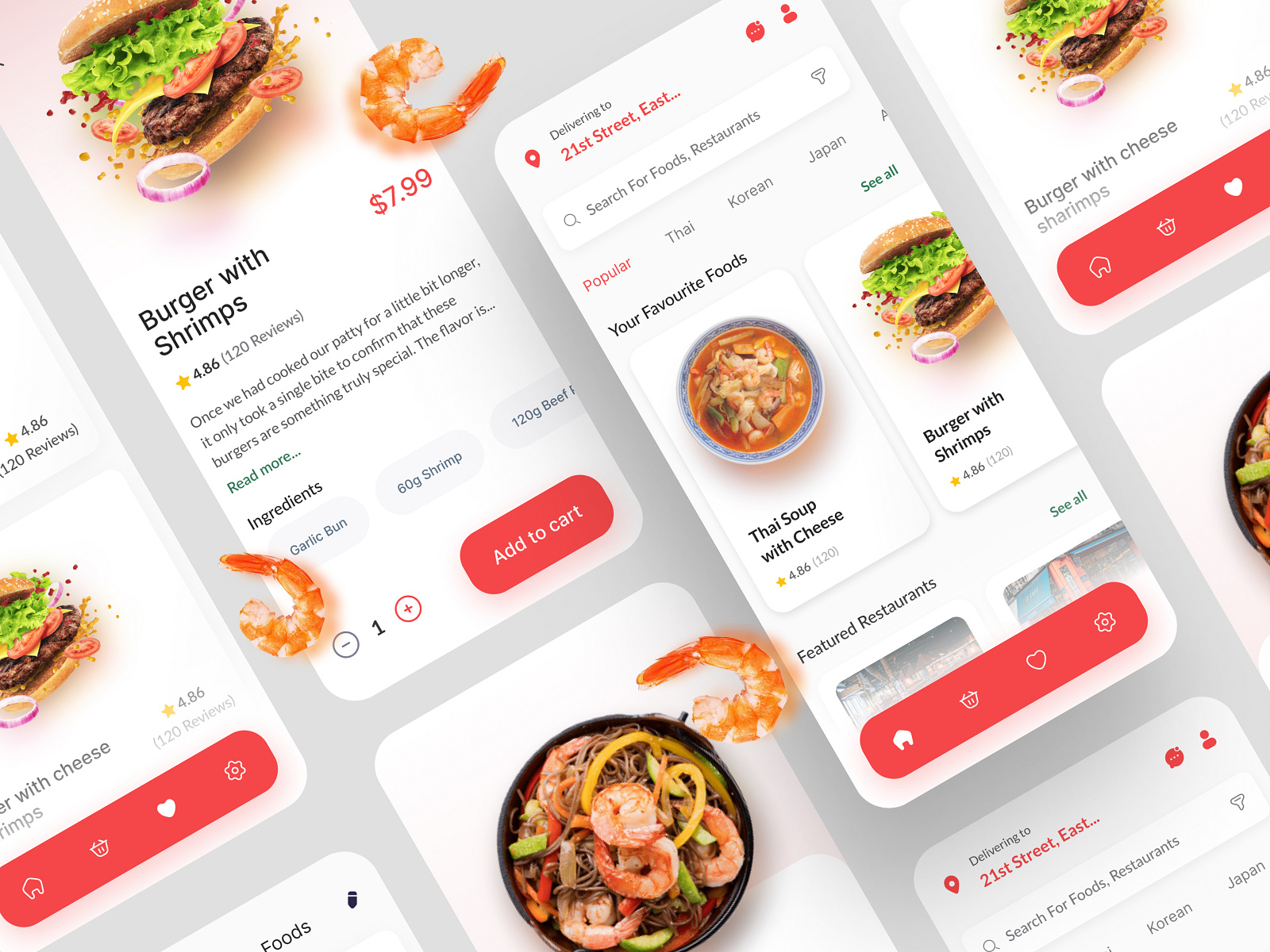 Food Ordering Mobile App Design 🥘 🍱 🍲 by Italica Studio on Dribbble
