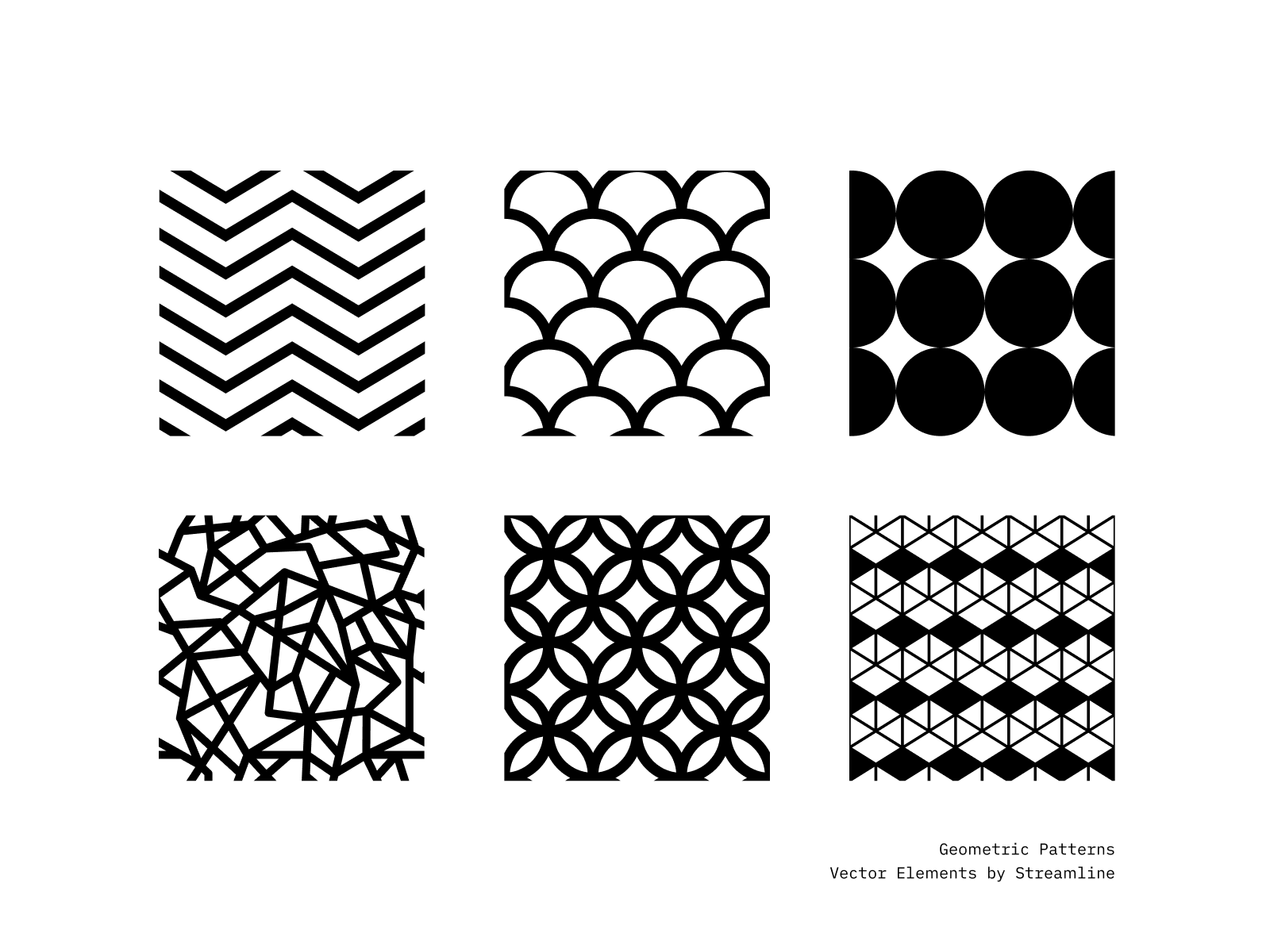 Geometric Elements - Patterns and Textures by Streamlinehq on Dribbble