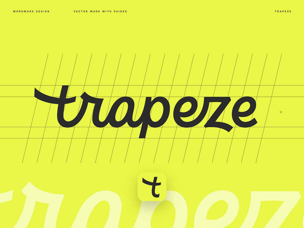 Trapeze Wordmark Final by Wells Collins on Dribbble