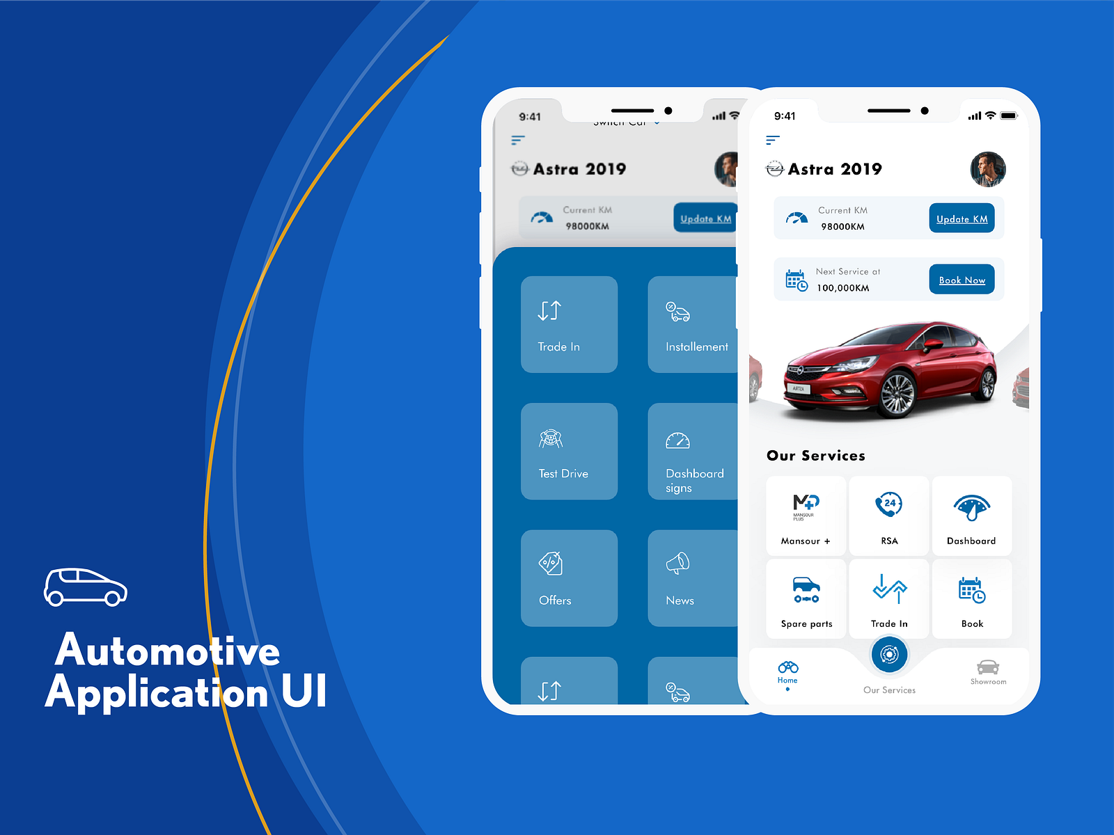 Automotive App by Huney Saber on Dribbble
