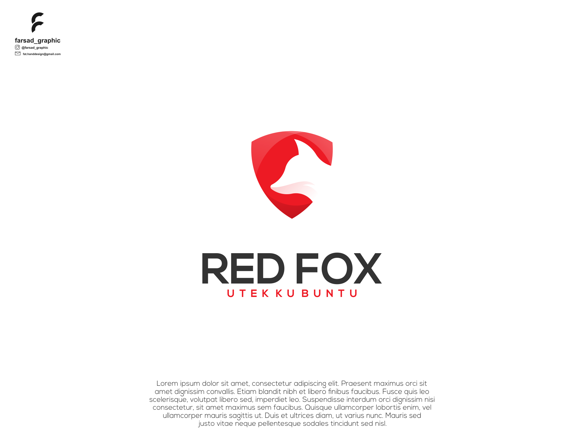 Red Fox Logo by fathan on Dribbble