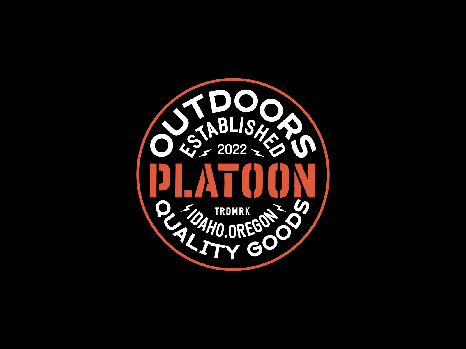 Platoon Outdoors Badges by Muhammad Bagus Prasetyo for Skilline Design ...