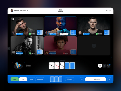 Online Poker Game Design by Anatoly for NIKITIN on Dribbble