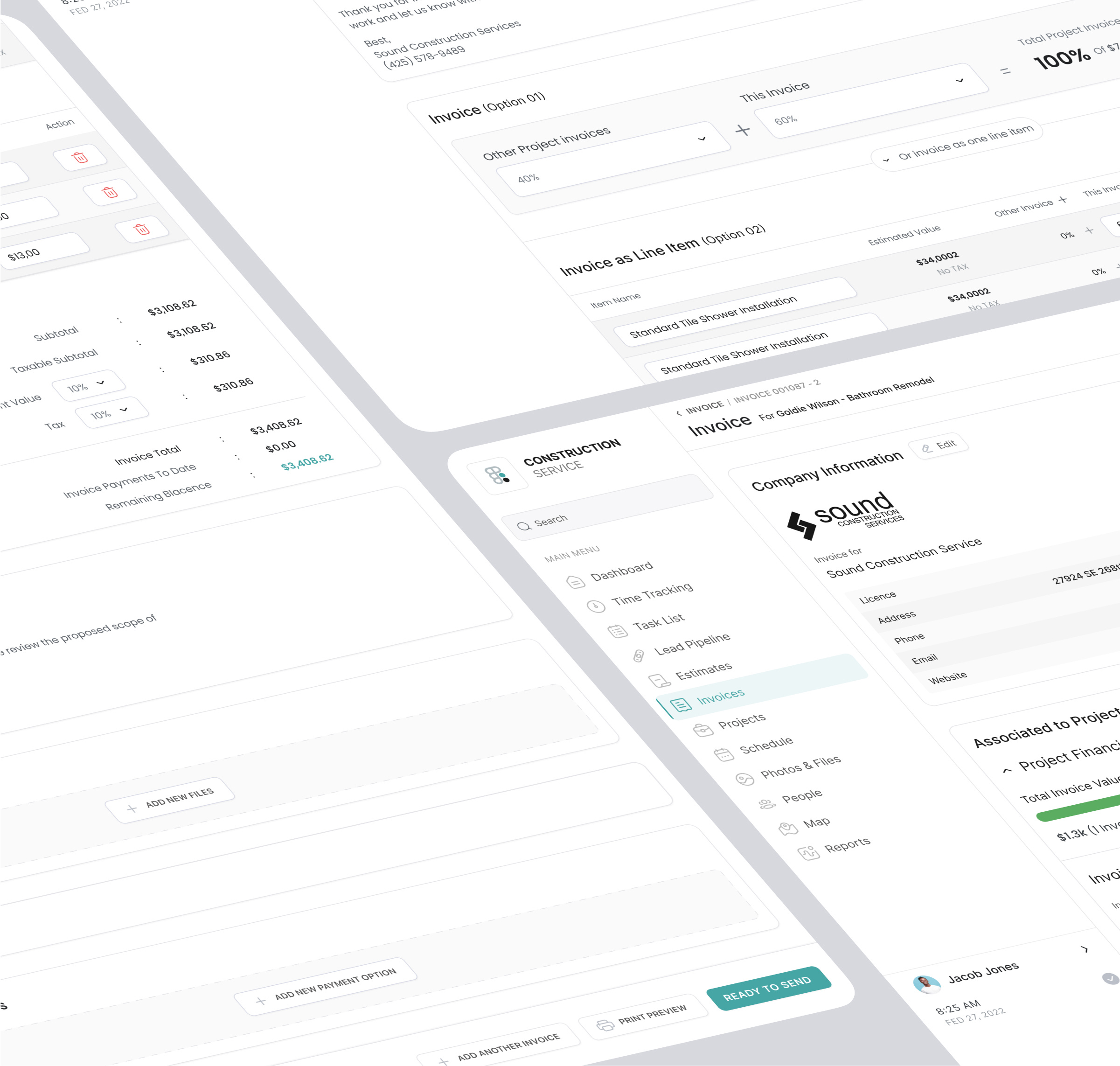 Invoice Editor | Construction Management (SaaS web app) by Masum Parvej ...