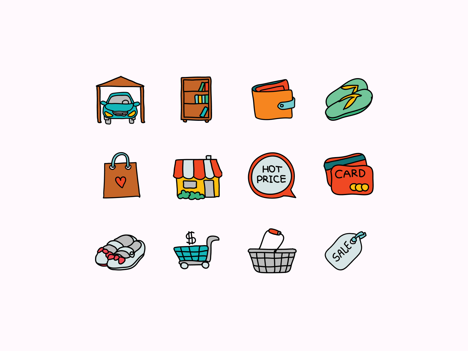 Shopping Icons in Color by Icons8 on Dribbble