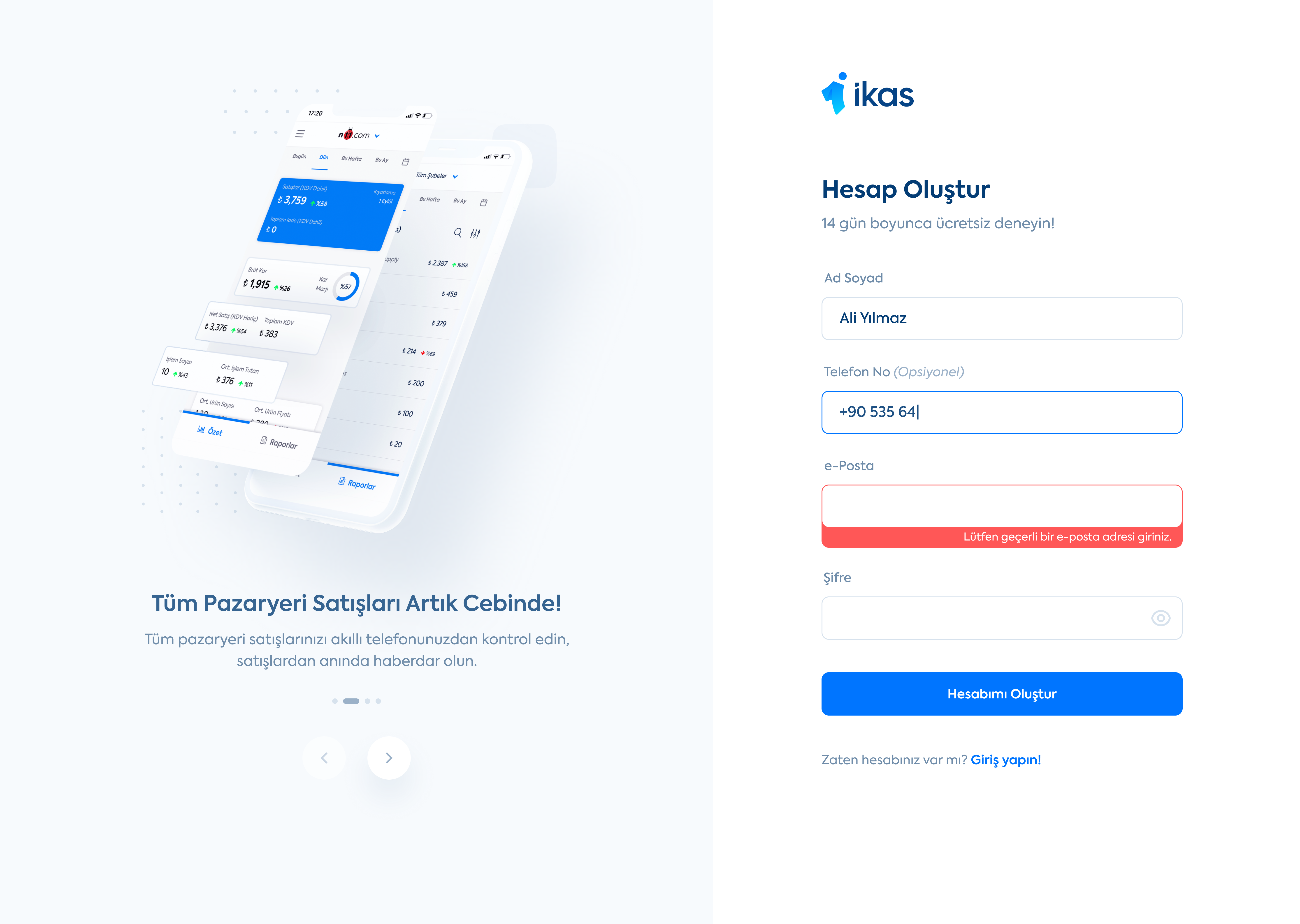 Dashboard Sign Up by Oğuz Yağız Kara on Dribbble