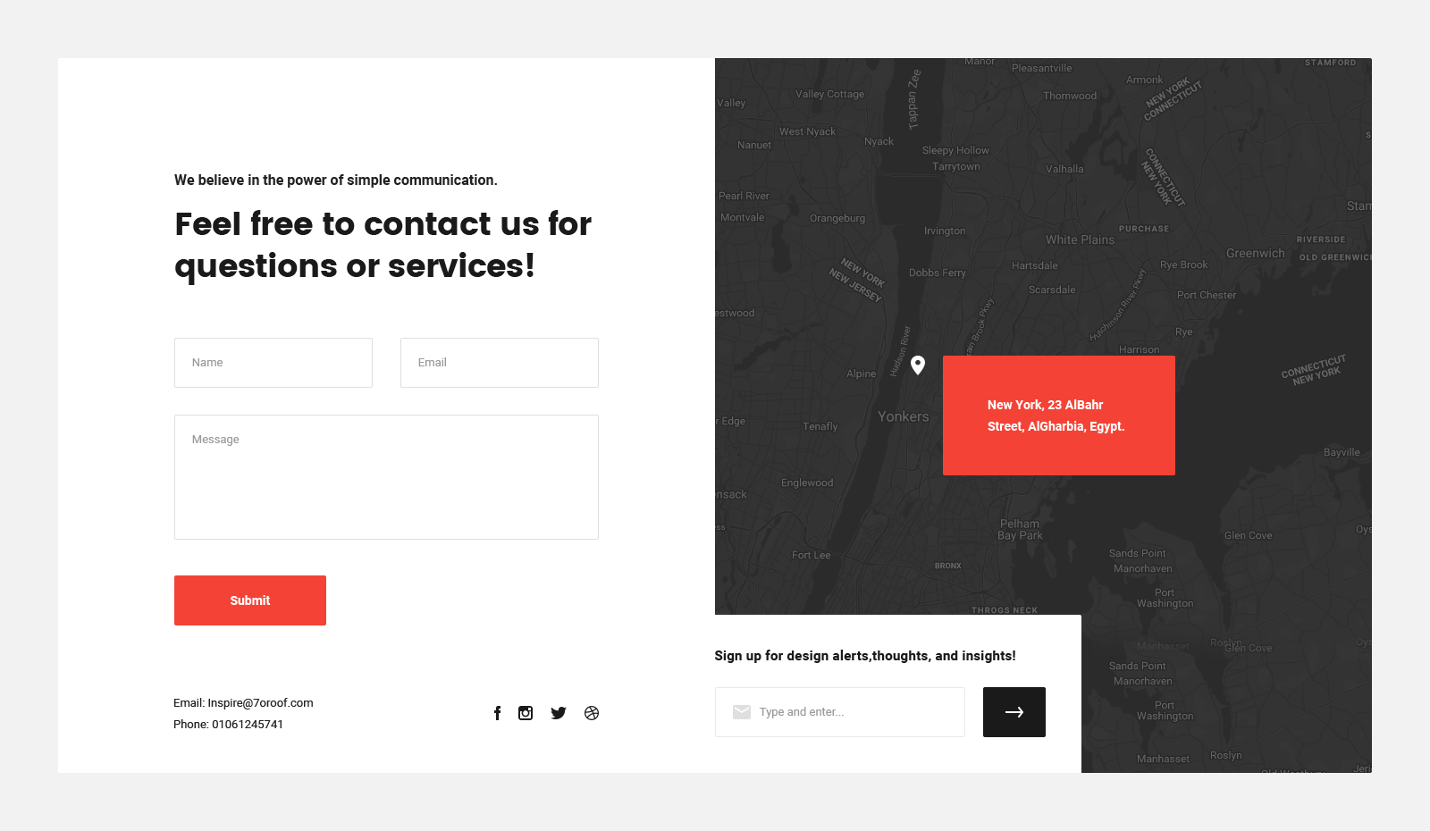 Inspire Contact Cards by Mahmoud Baghagho on Dribbble