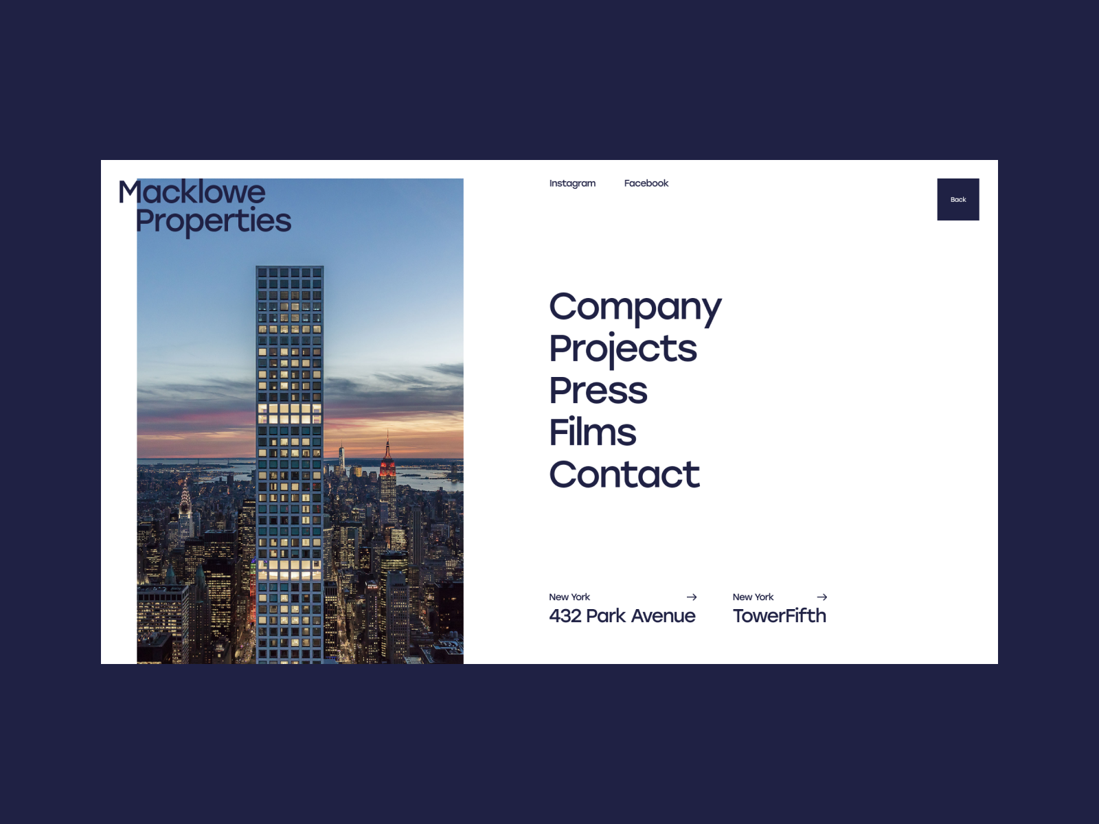 Macklowe Properties by Yaroslav Leonenko on Dribbble