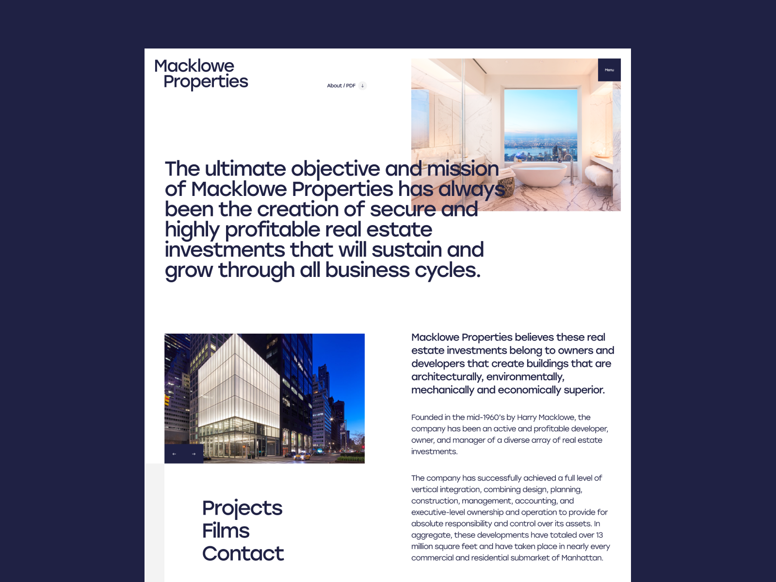 Macklowe Properties by Yaroslav Leonenko on Dribbble