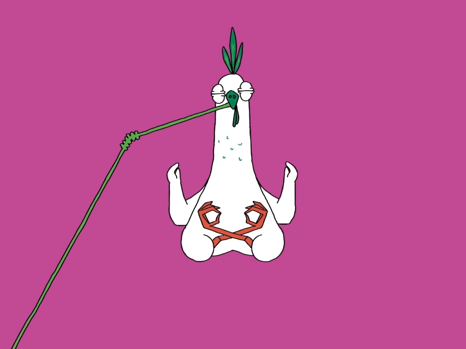 Chicken relax by WonderBloom on Dribbble