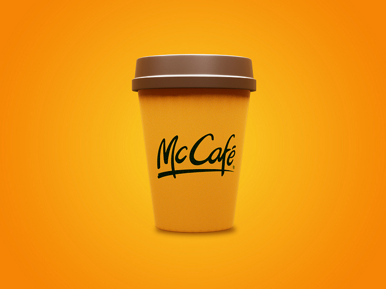 McCafe coffee cup by Liza Myshkovskaya on Dribbble