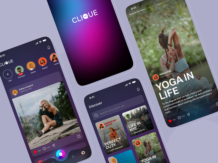 Social Media App by 300Mind UI/UX for 300Mind on Dribbble