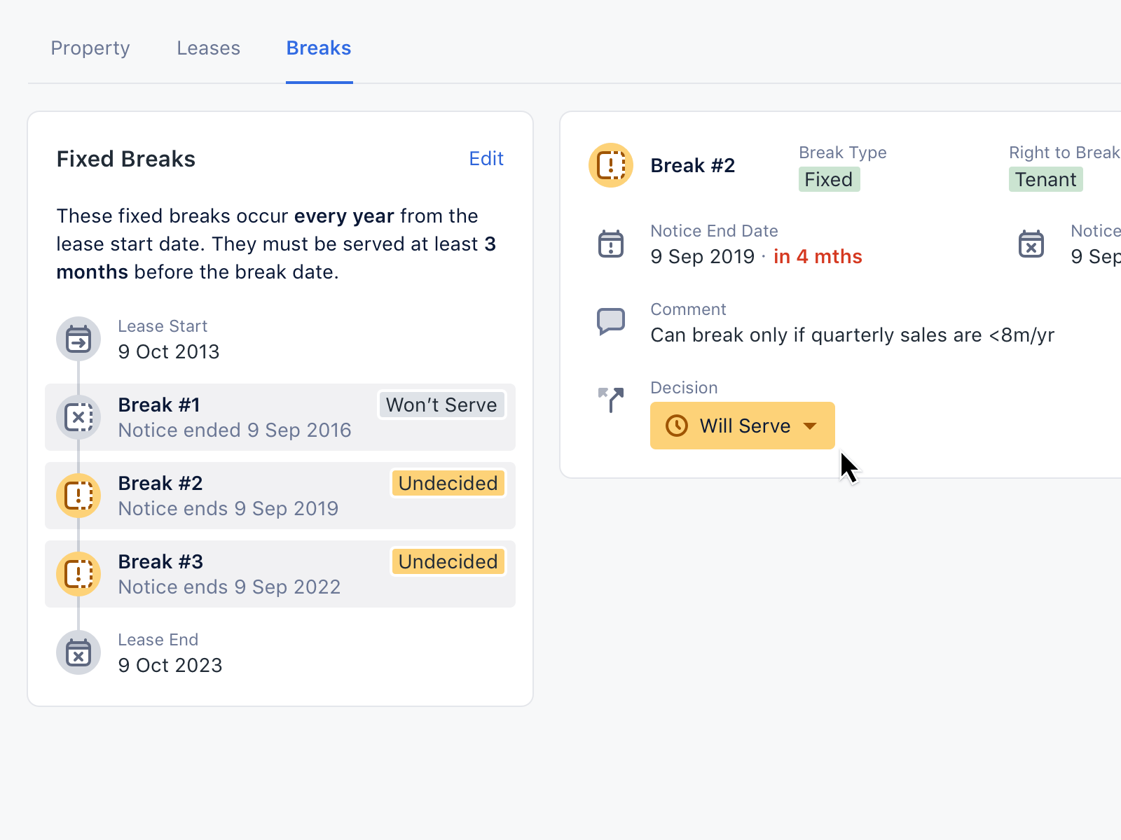 Propflow · Decisions by Morgan Carter on Dribbble