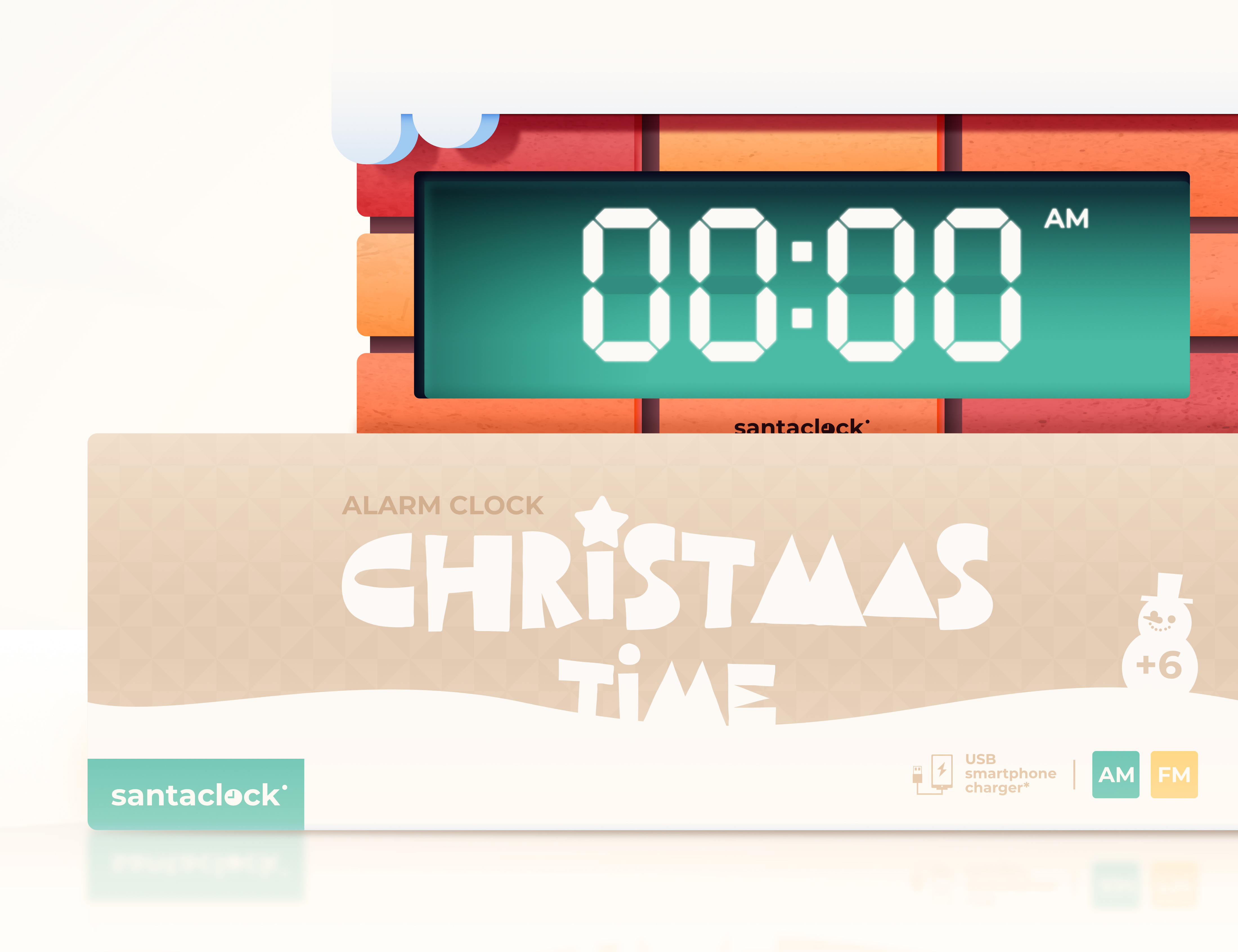 Christmas Time Clock by Tiago Silva on Dribbble