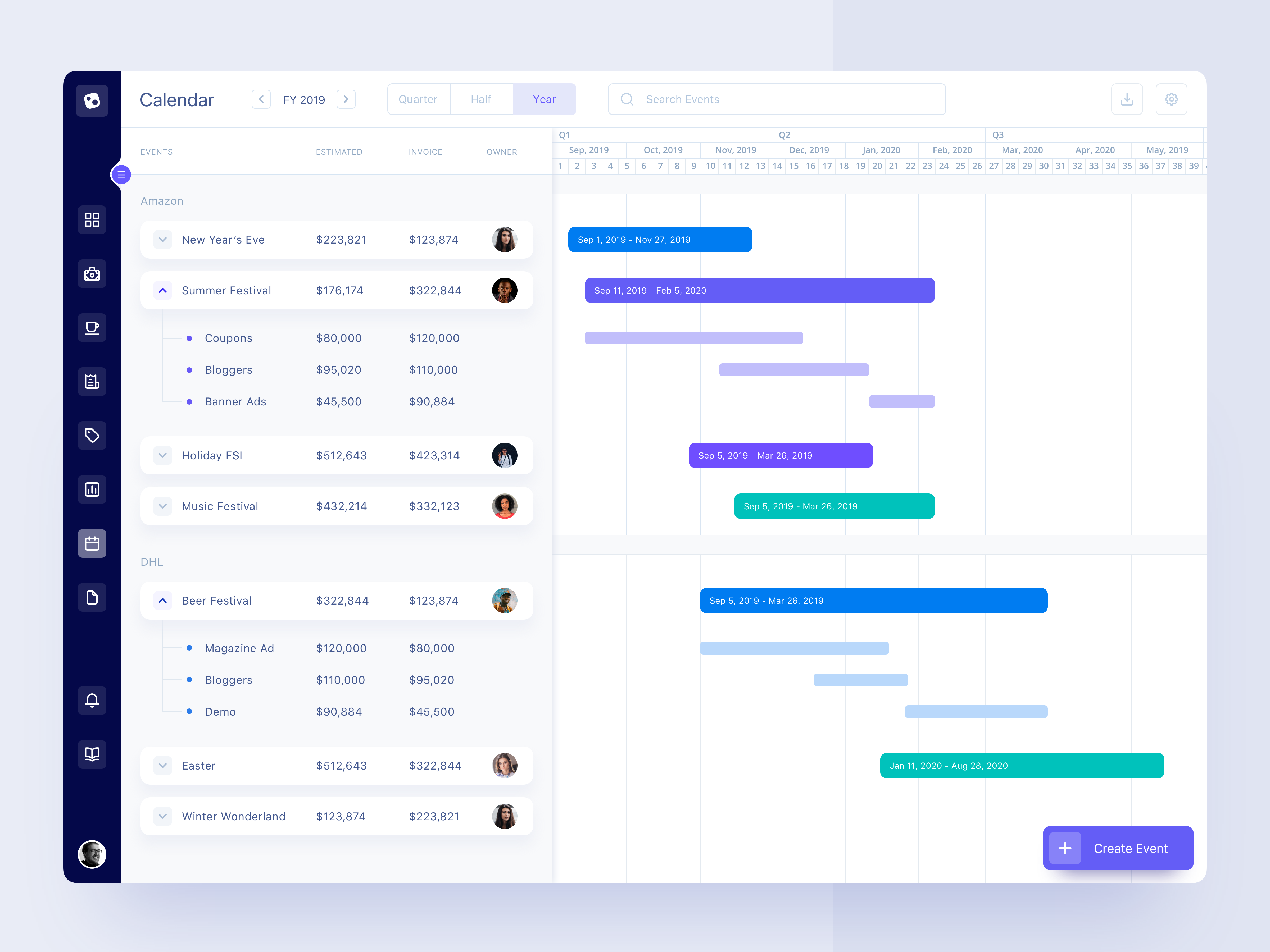 Calendar & Schedule by UGEM on Dribbble