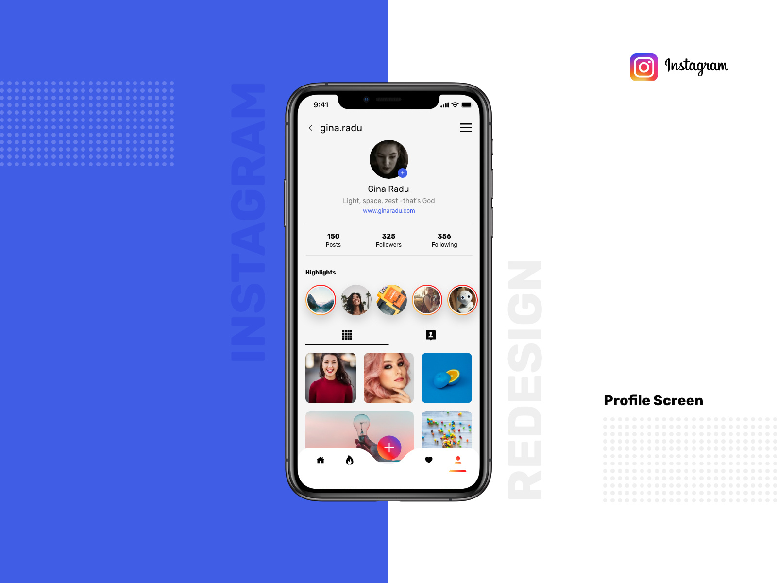 Instagram Redesign Concept - Part 1 by Utsav Mistry for Alchemy Tech on ...