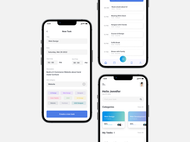 Todo Mobile App By Brightscout On Dribbble 