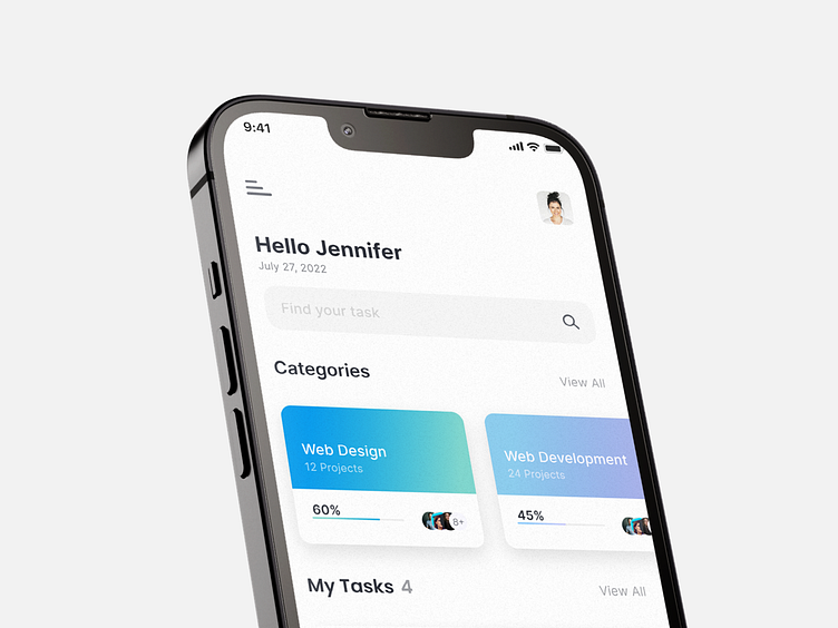 Todo Mobile App by Brightscout on Dribbble Todo Mobile App by Brightscout on Dribbble